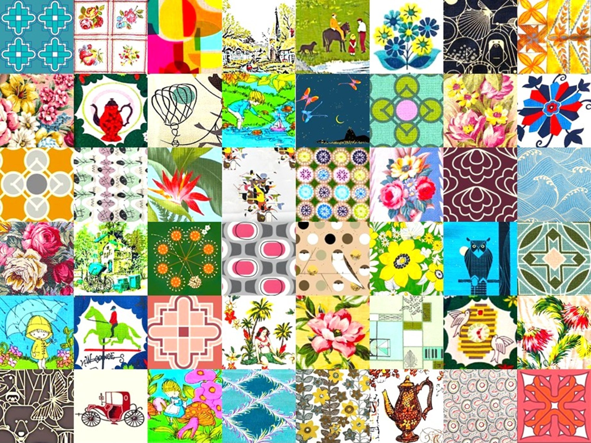 Solve PATCHWORK BARKCLOTH 23 jigsaw puzzle online with 154 pieces